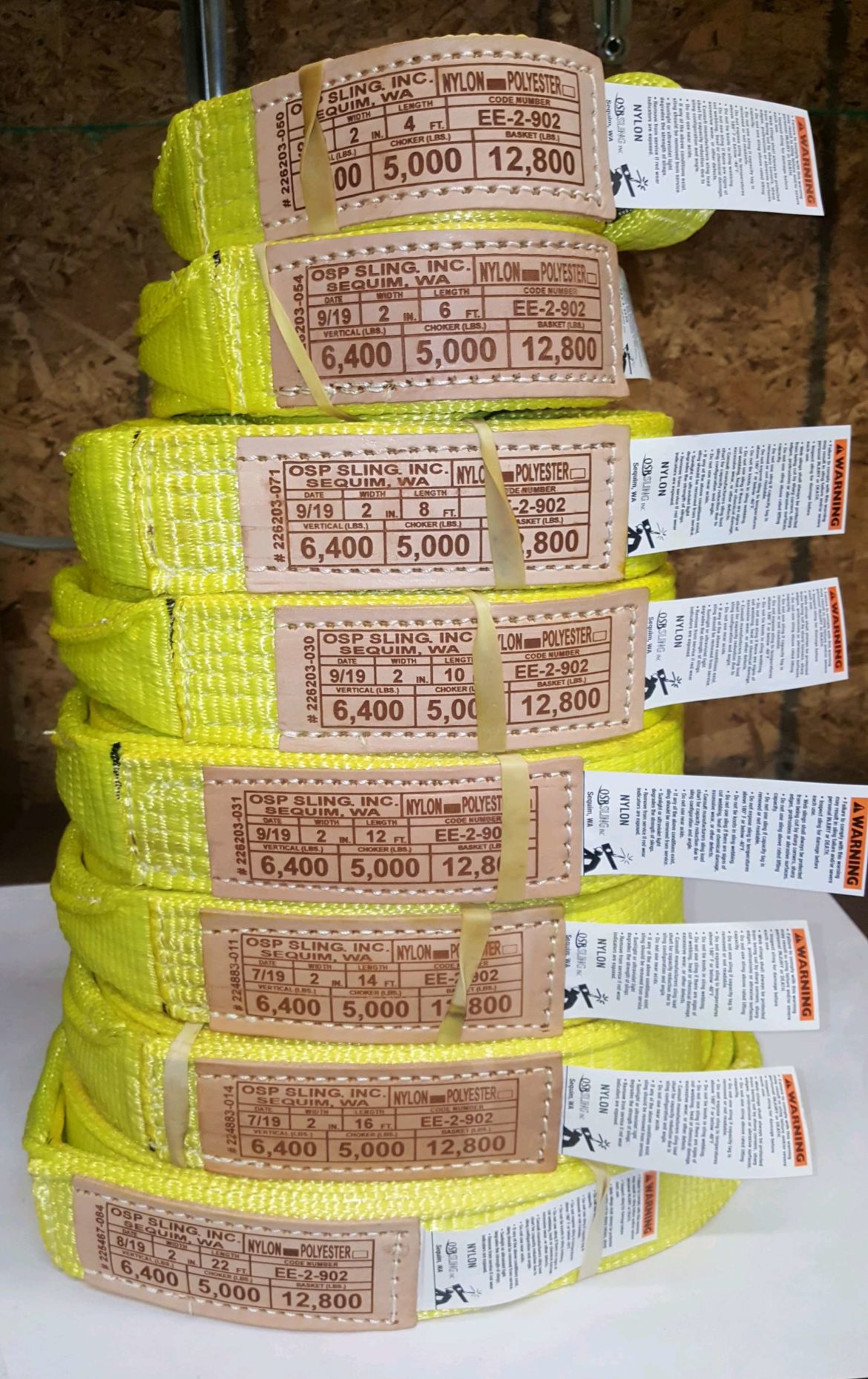 OSP Nylon Sling EE-2-902, 2″ Wide – Northwest Mine Supply