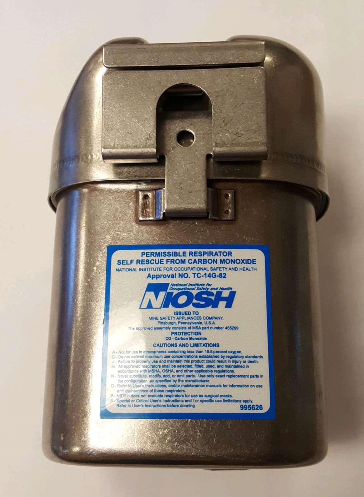 W65 Self Rescuer MSA 455299 – Northwest Mine Supply