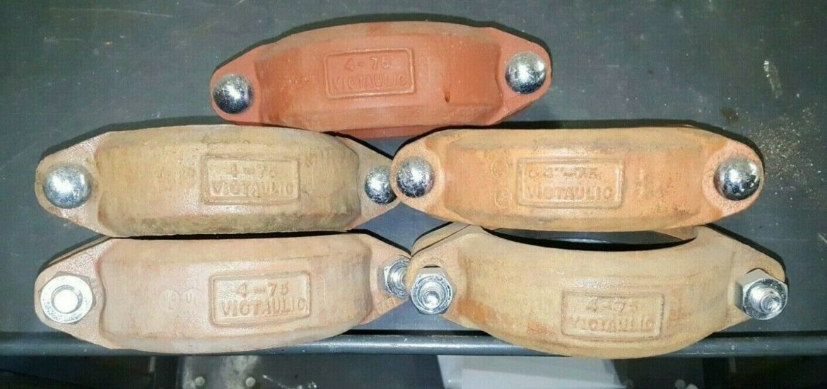Lot of 5, Victaulic 4″ Style 75 Flexible Coupling – Northwest Mine Supply