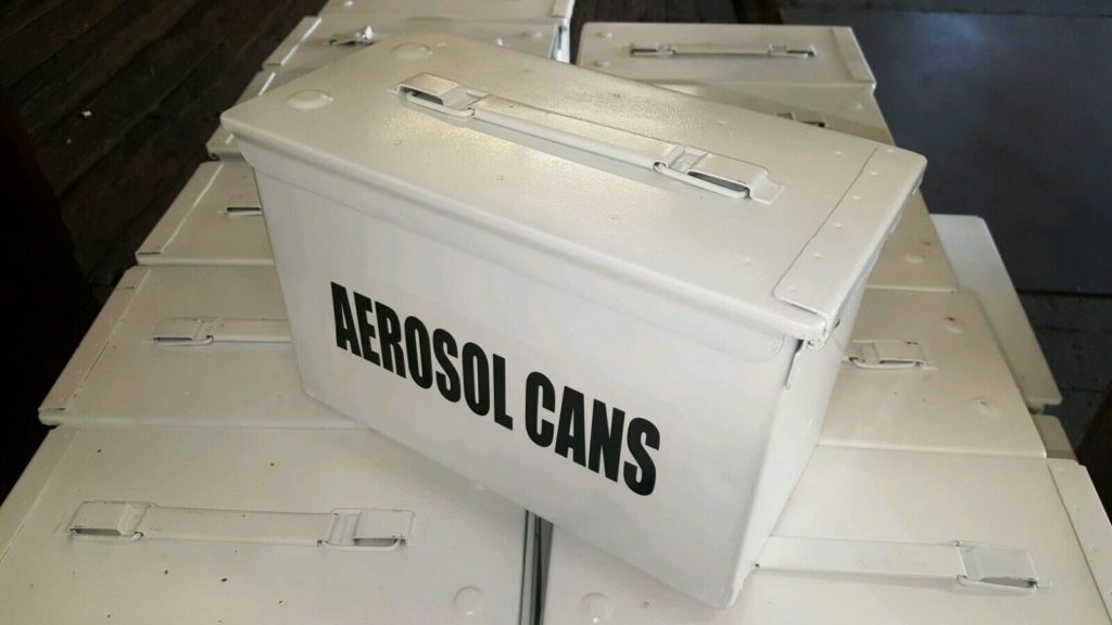 Aerosol Transport and Storage Cans – Northwest Mine Supply