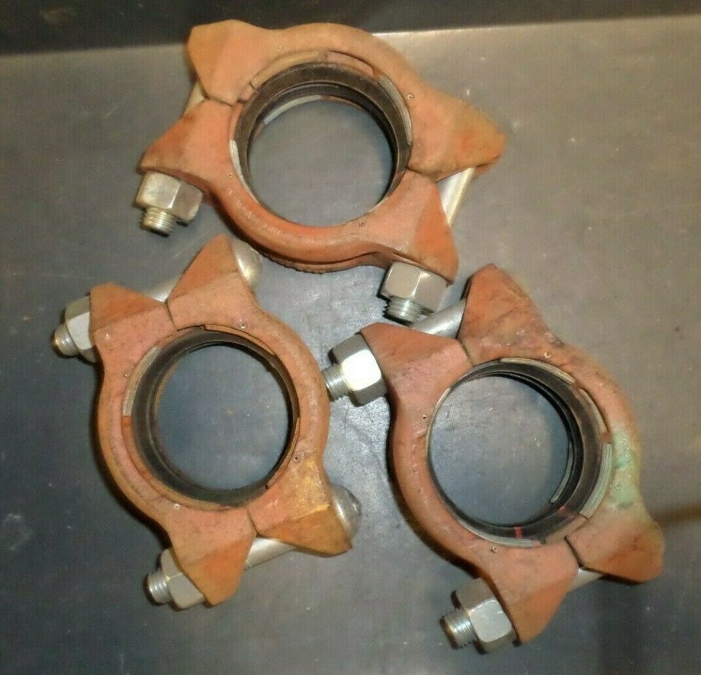 Lot of 3, Victaulic 3″ Style 99 Roust-A-Bout Coupling – Northwest Mine ...